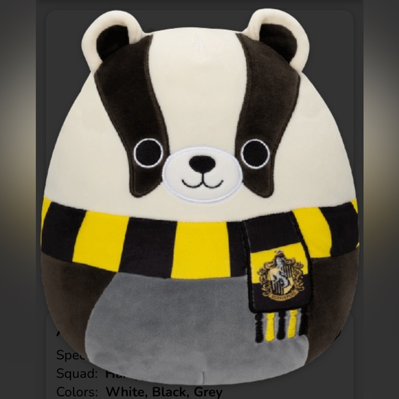 Squishmallows | Toys | Squishmallows Bnwt Hufflepuff The Badger Harry ...